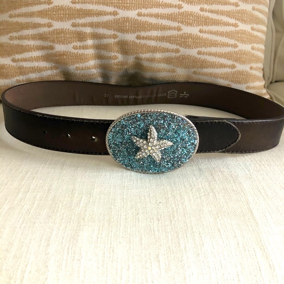 Accessories | Starfish Rhinestone Adjustable Belt | Poshmark